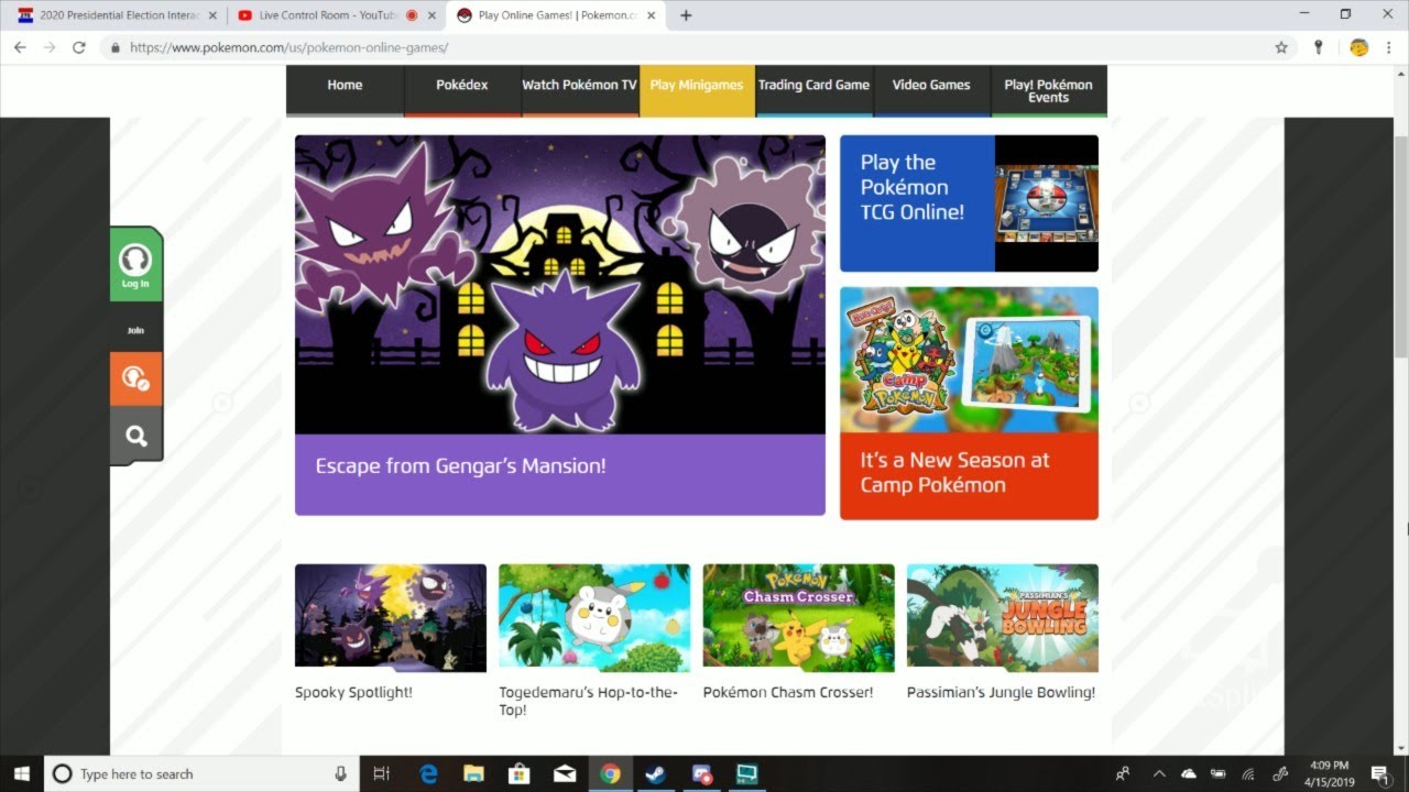 Pokemon Flash Games (for 30 minutes) - YouTube