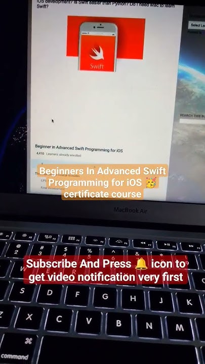 Swift For Ios Need Of Swift Ios Development Certificate Course Ios Swiftprogramming Youtube 