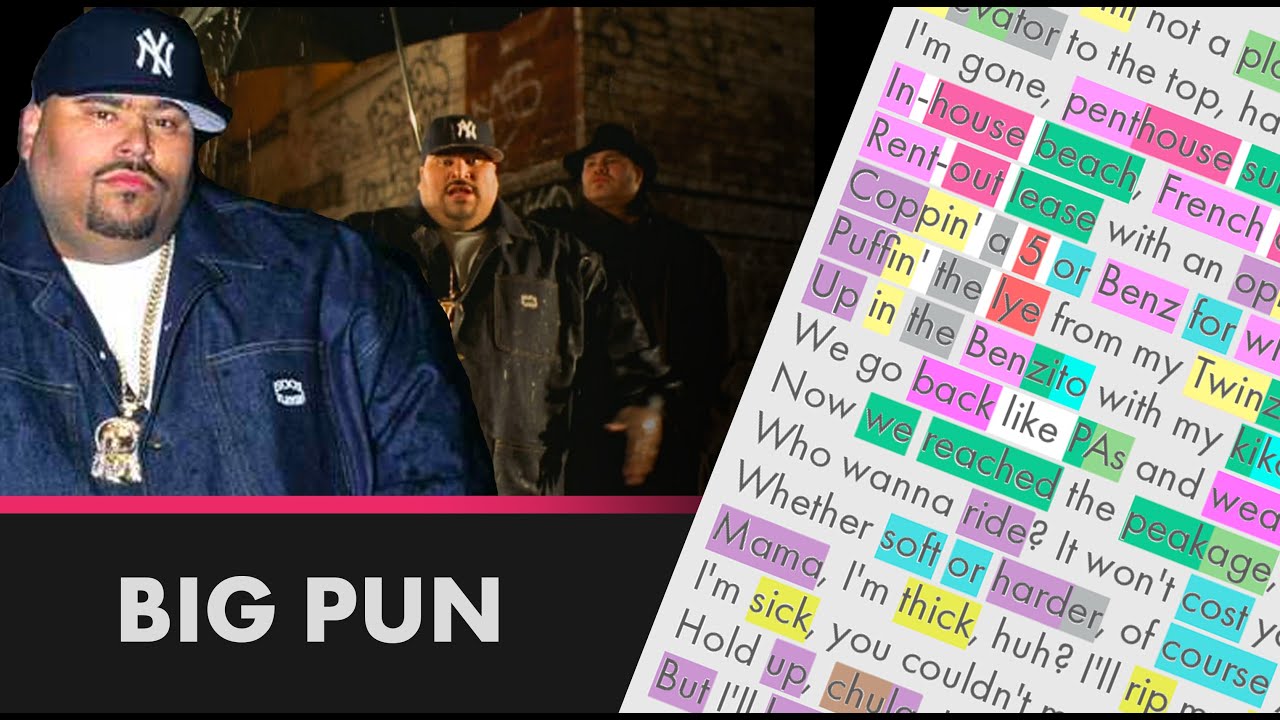 Big Pun - Still Not A Player - Lyrics, Rhymes Highlighted (423) - YouTube