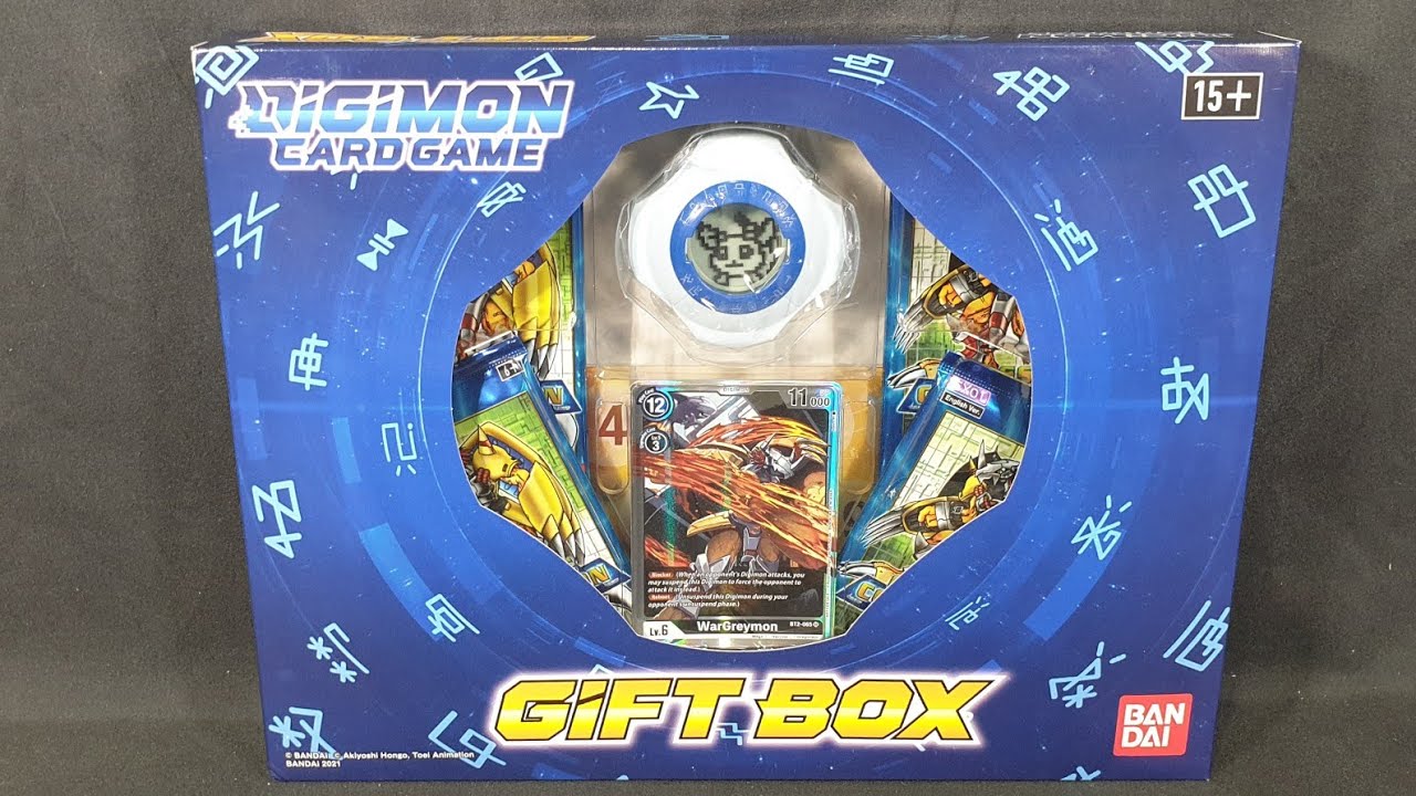 Unboxing: Another Digimon Trading Card Game Gift Box - December 2021 ...