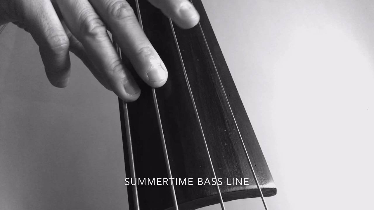 Summertime in A minor Bass Line backing track accompaniment Play Along ...