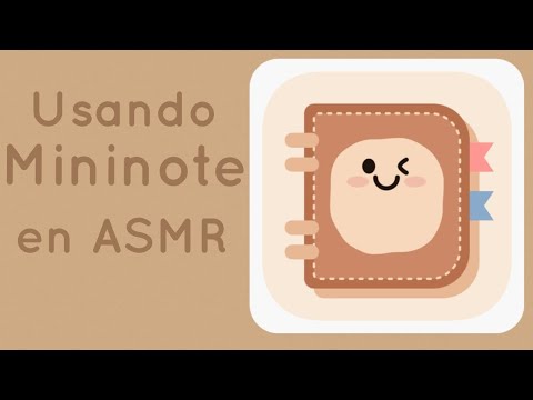 Usando Mininote en ASMR - YouTube