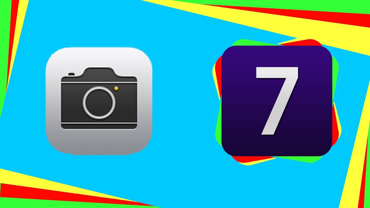 Camera app in iOS 7: Filters, Modes, Shutter, Design - YouTube