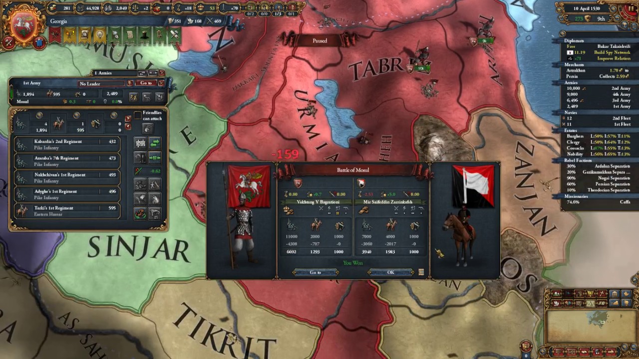 EU4 Achievements: Georgia On My Mind 10 - YouTube
