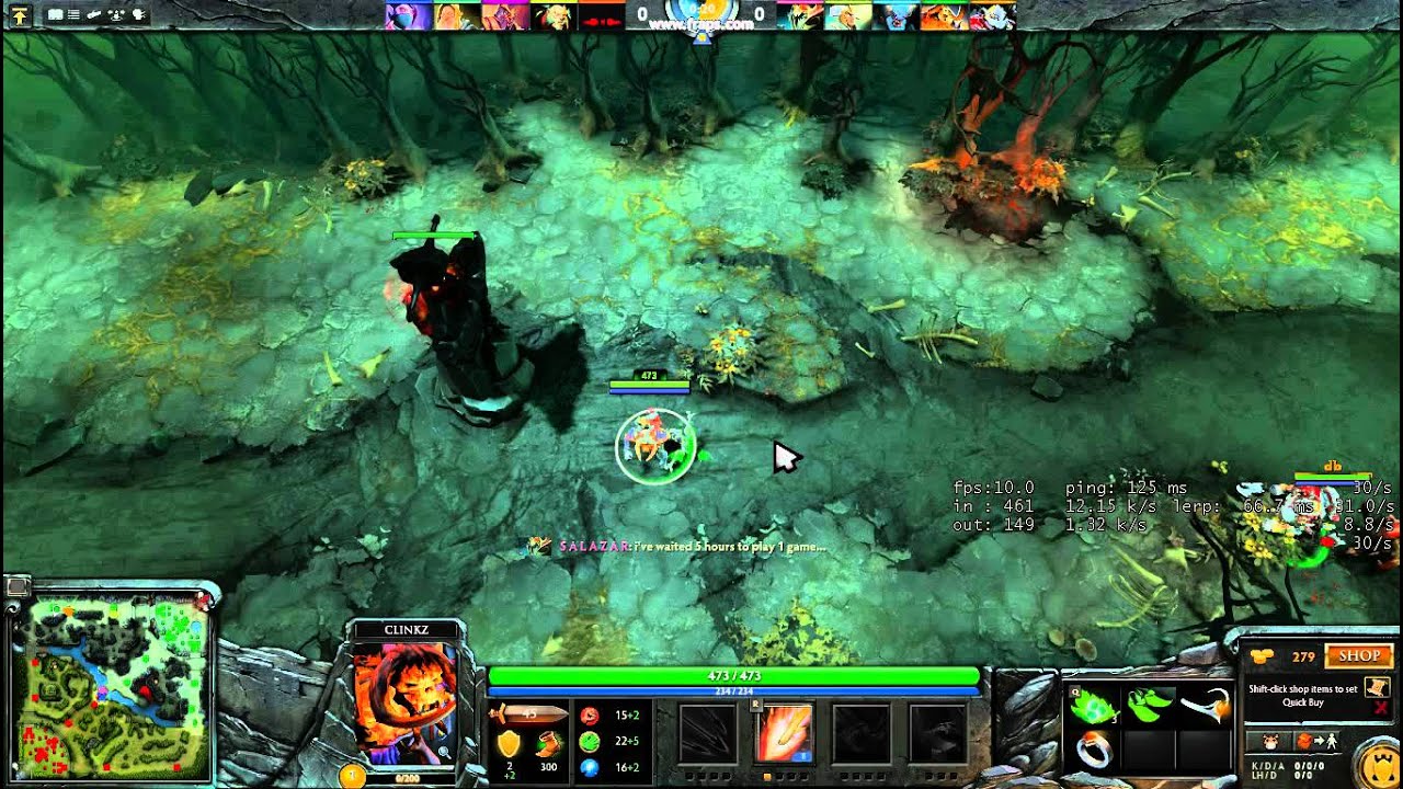Dota 2 Lagging problems - YouTube