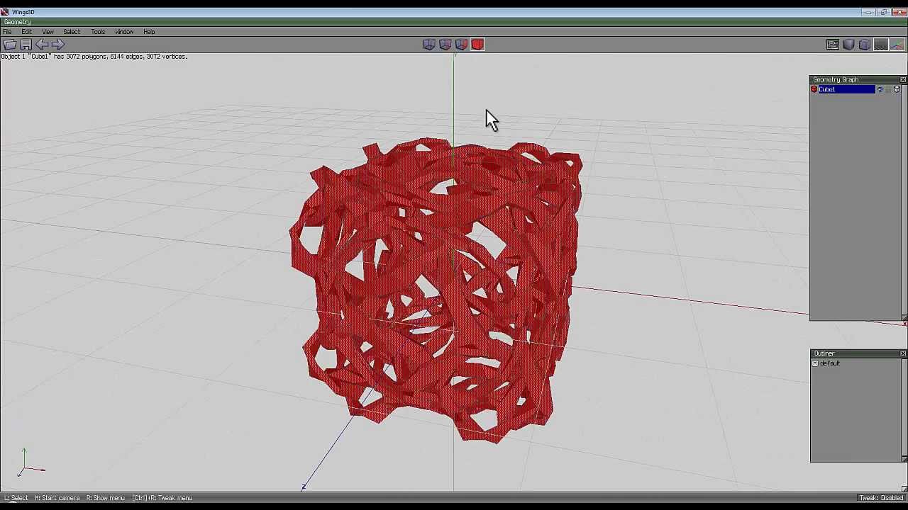 Wings 3D project - Another twisted loop shape - by David Brinnen. - YouTube