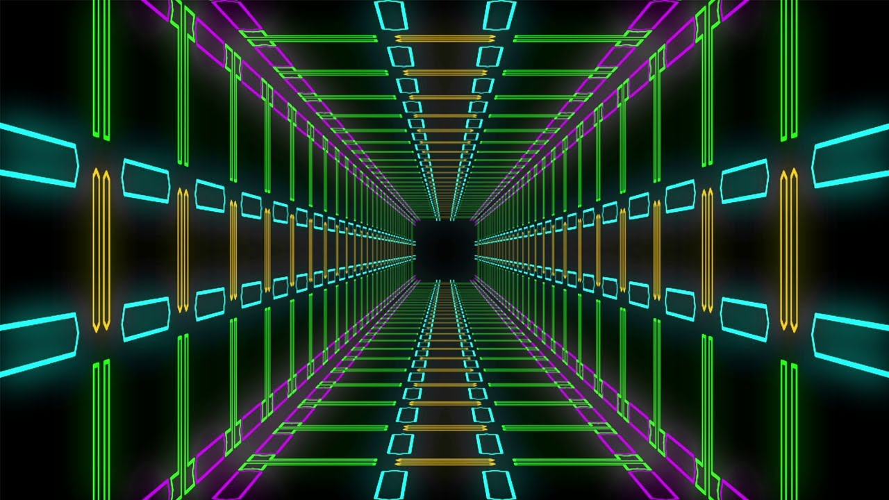 Neon color motion background video ǁ neon lines background video loop ǁ ...