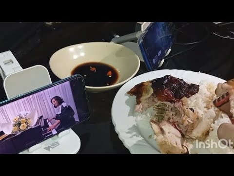 EATING YUMMY CHICKY OINK INASAL NA MANOK (ROASTED CHICKEN) WATCHING ...