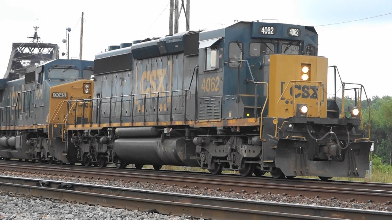 CSX SD40-3 Leads Coal Train on The UP! 9/11/2023 - YouTube