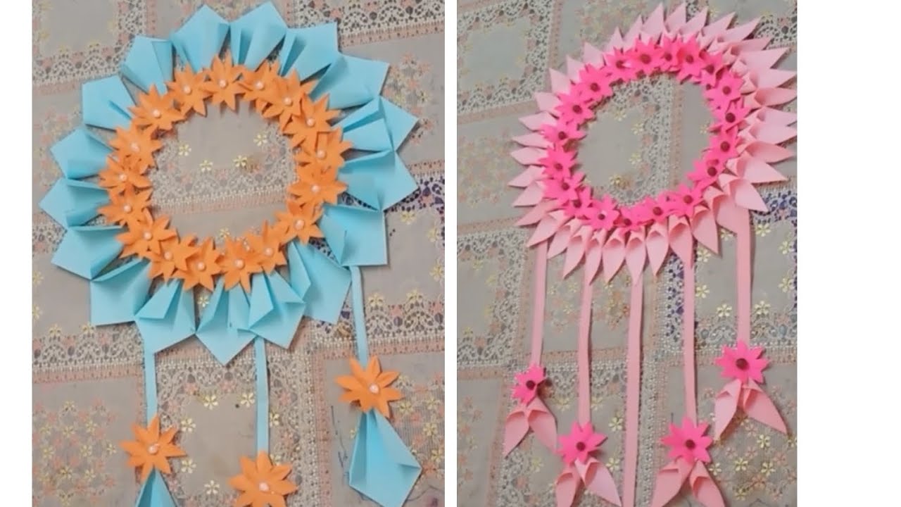 2 Beautiful Paper Wall Hanging / PaperCraft For Home Decoration / Easy ...