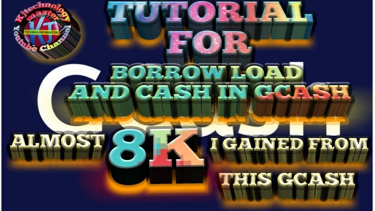 How to Borrow load and Cash in using Gcash Detailed Tutorial - YouTube