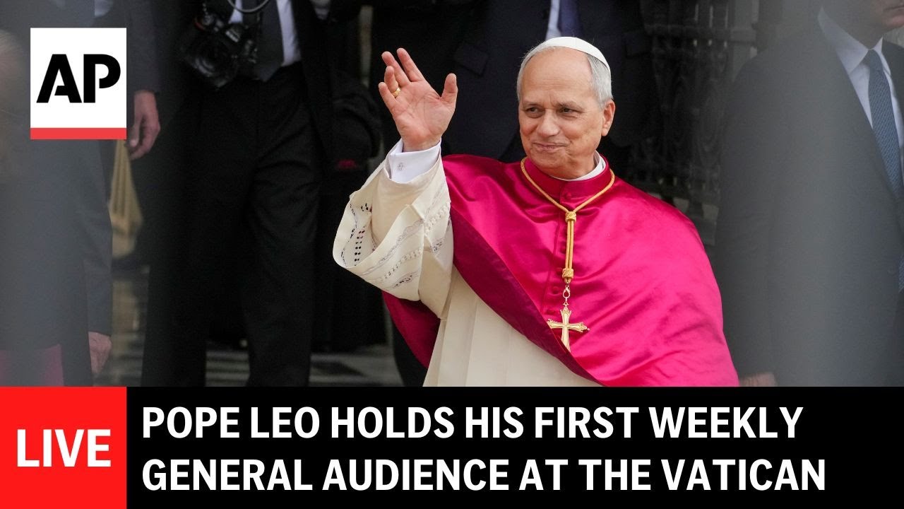 LIVE: Pope Leo XIV holds his first weekly general audience at the ...