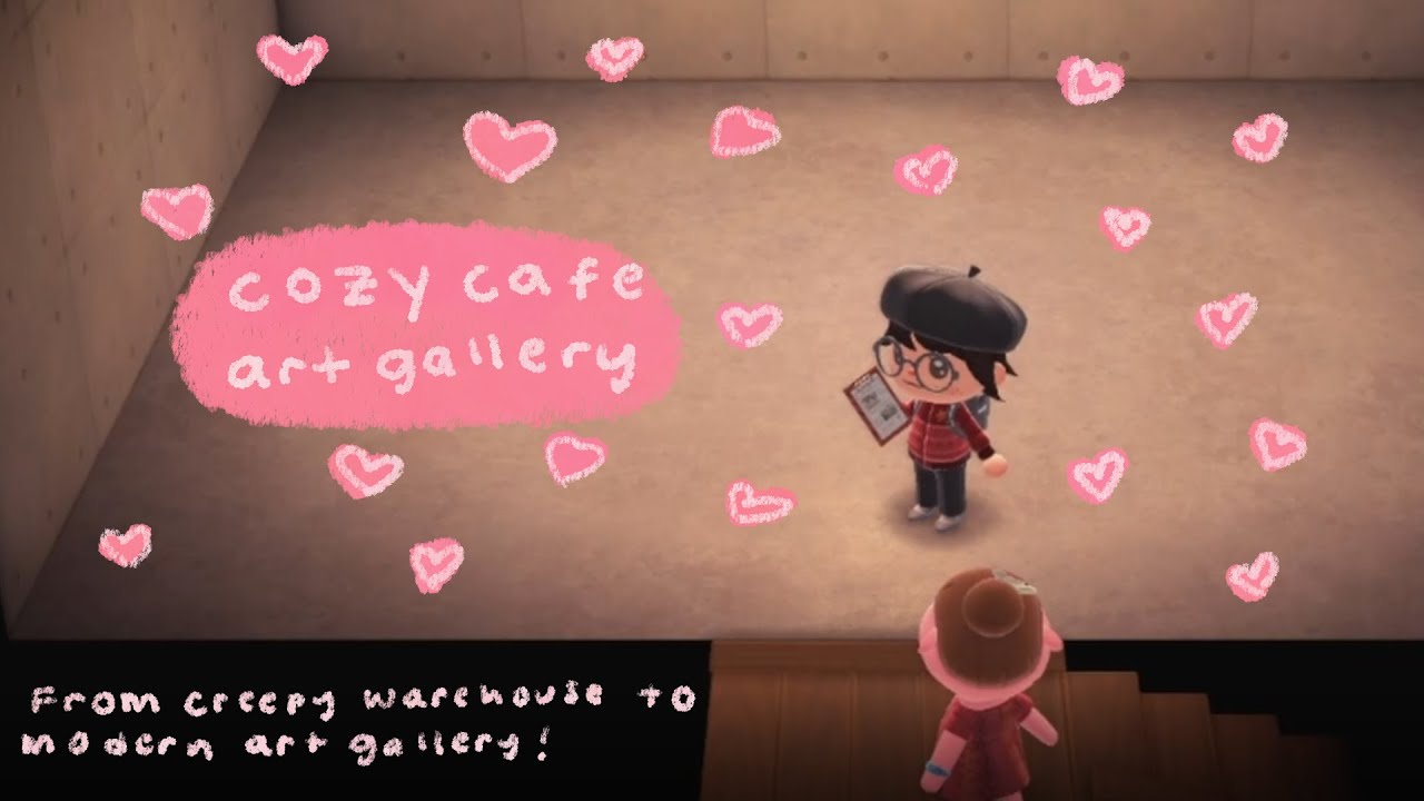 Making a Cozy Art Gallery in the Cafe _(-ω-`_) | Let's Play ACNH Happy ...