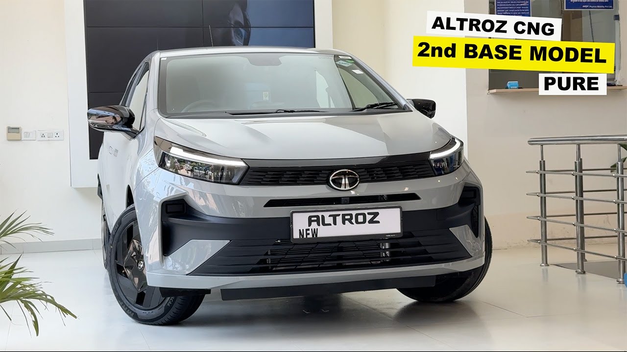 *2nd Base Model* New Tata Altroz Pure CNG | All Features | 8.79 Lakh ...