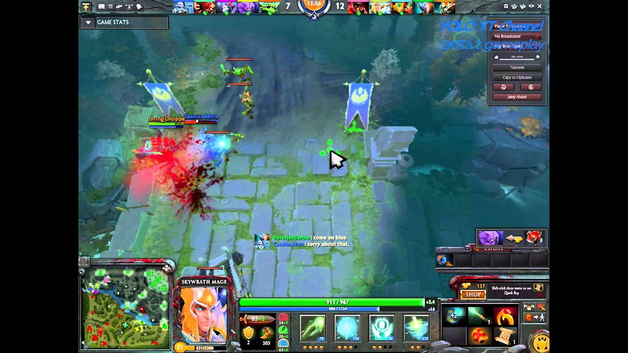 Dota 2 YOLO play's Skywrath Mage - YouTube
