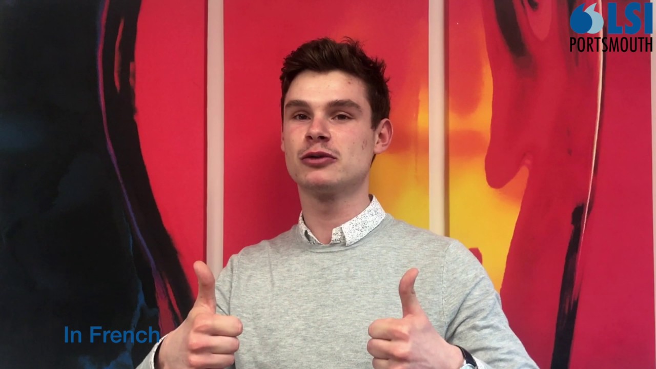 Why Students Love LSI Portsmouth - French Student Nathan Muller - YouTube