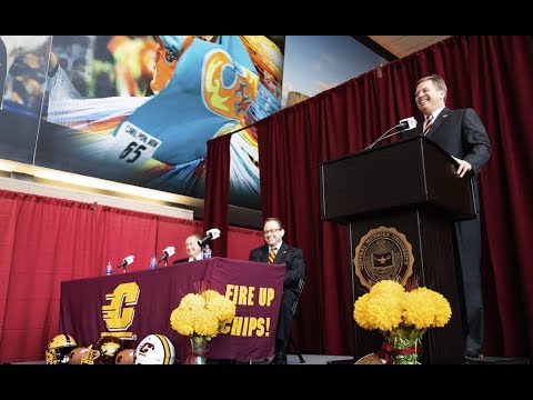 CMU introduces new football coach, Jim McElwain - YouTube
