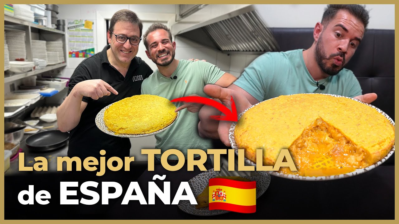 Probando la PREMIADA MEJOR TORTILLA de PATATAS de ESPAÑA.. BRUTAL ...