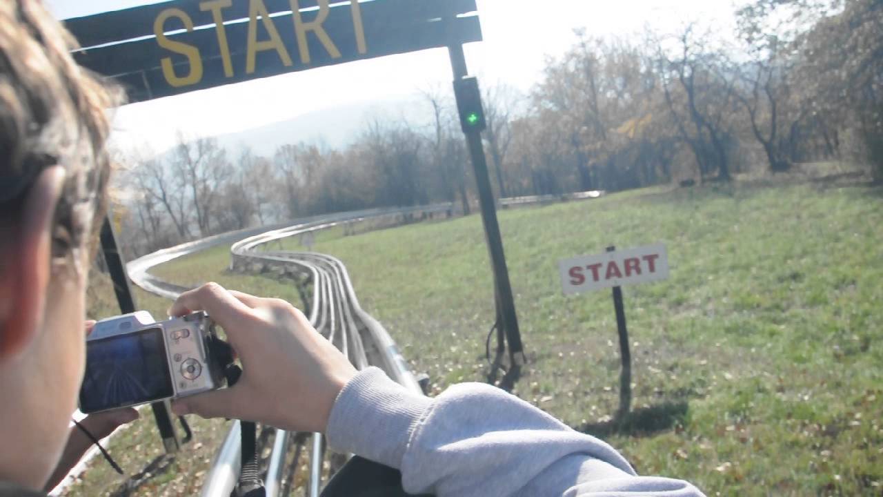 Dávid Tesámmal Visegrád bob pálya... - YouTube