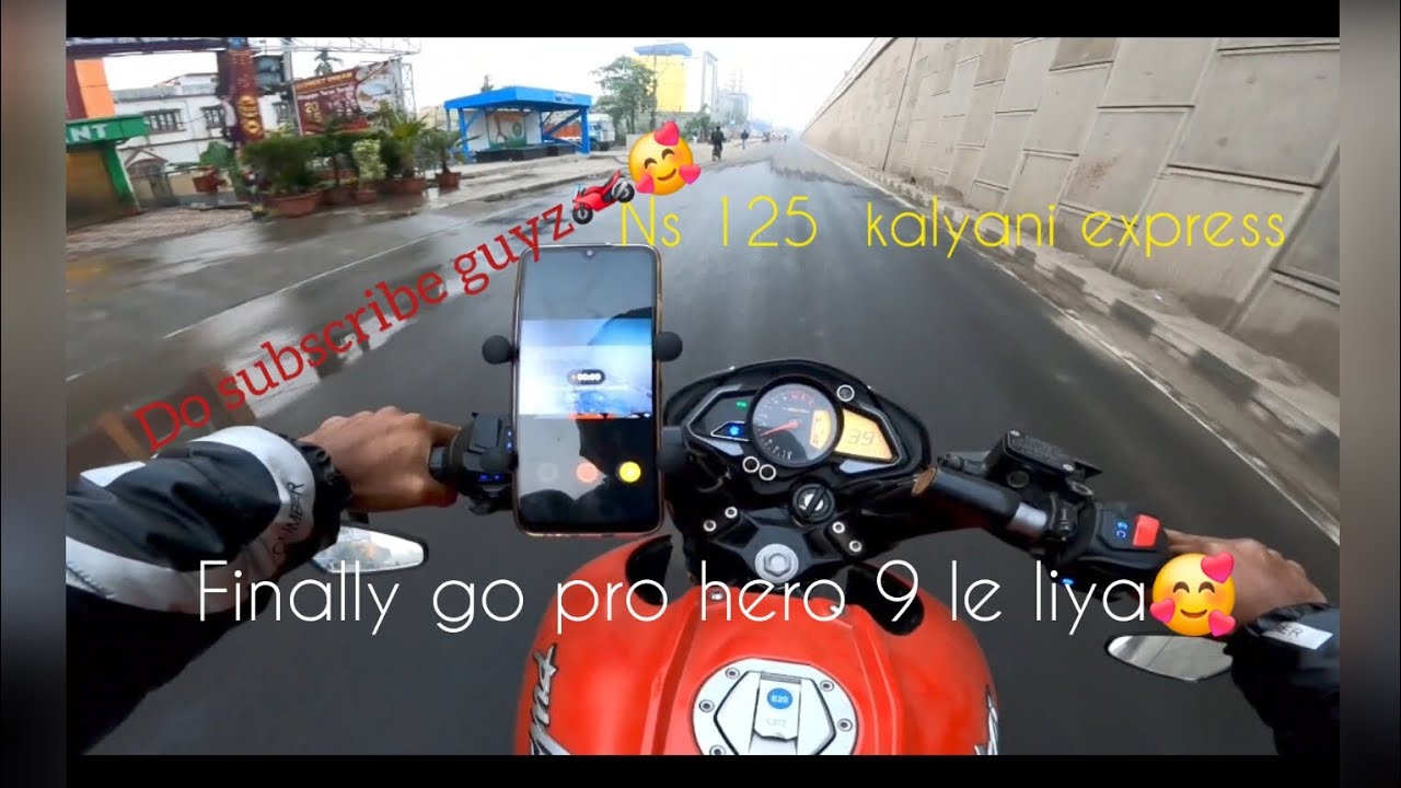 gopro hero9|raw footage || inbuild mic || stabilization(hyper smooth): off || ns 125 fi #bike # ...