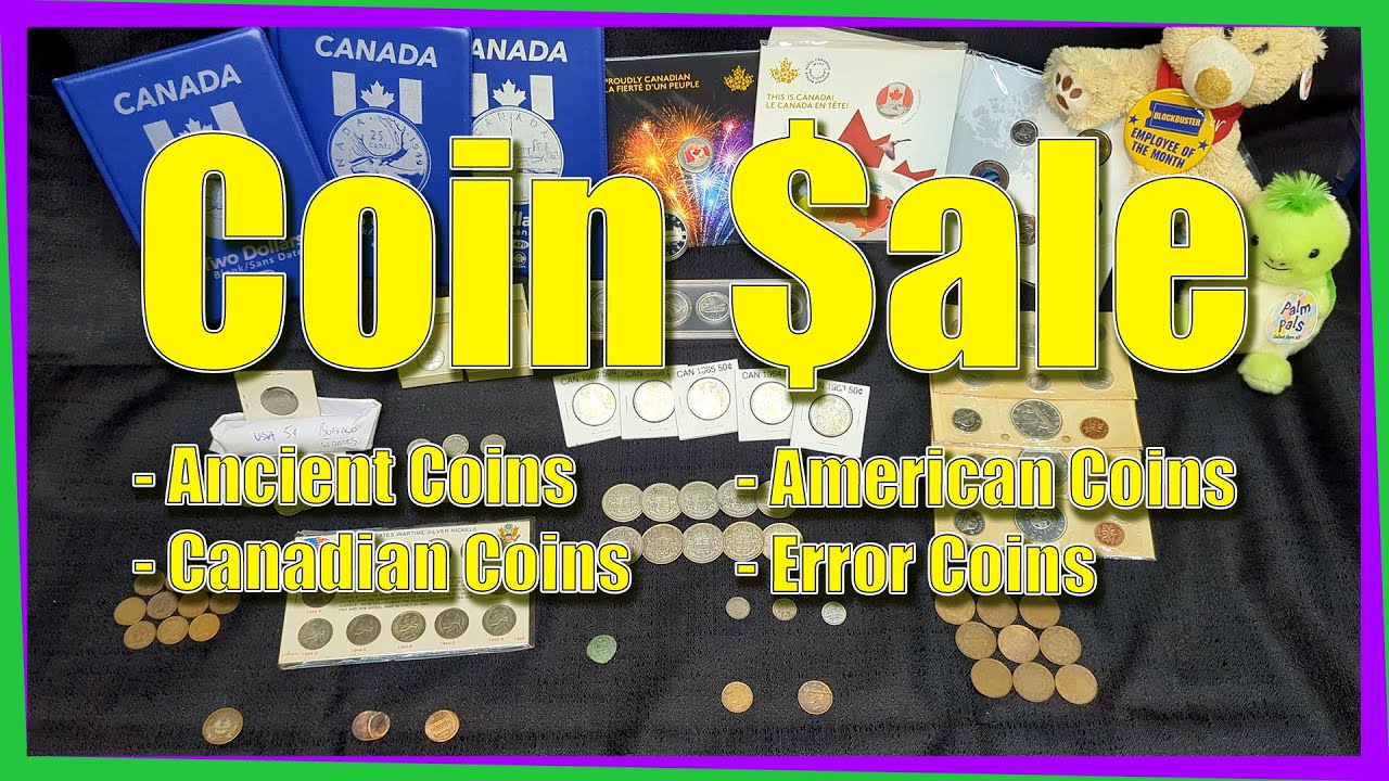 Mar 18, 2025 💲 COIN SALE 💲 Canadian, American, Ancient, Glow-in-the ...