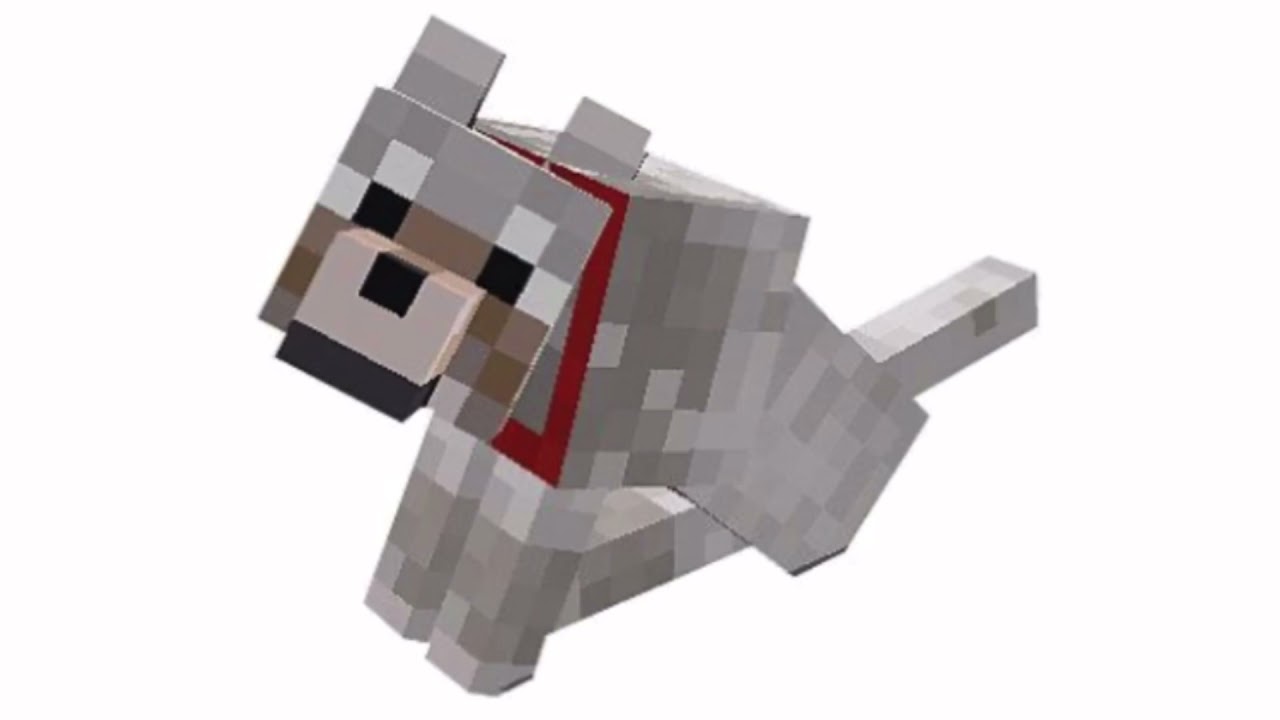 Minecraft Wolf Bark Sound Effect - YouTube