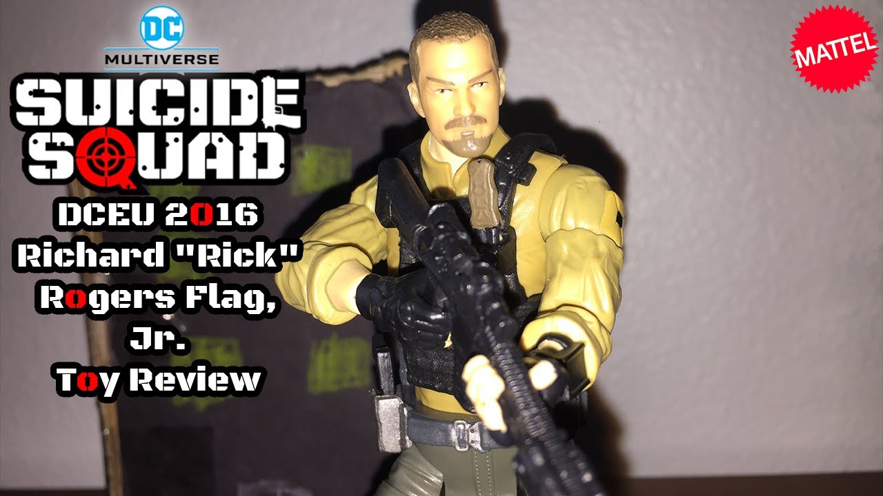 DC Multiverse "Suicide Squad (2016)" Rick Flag Toy Review - YouTube