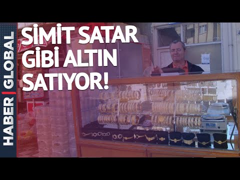 Simitçi Değil Kuyumcu! 40 Yıllık Seyyar Kuyumcu Görenleri Şaşırtıyor