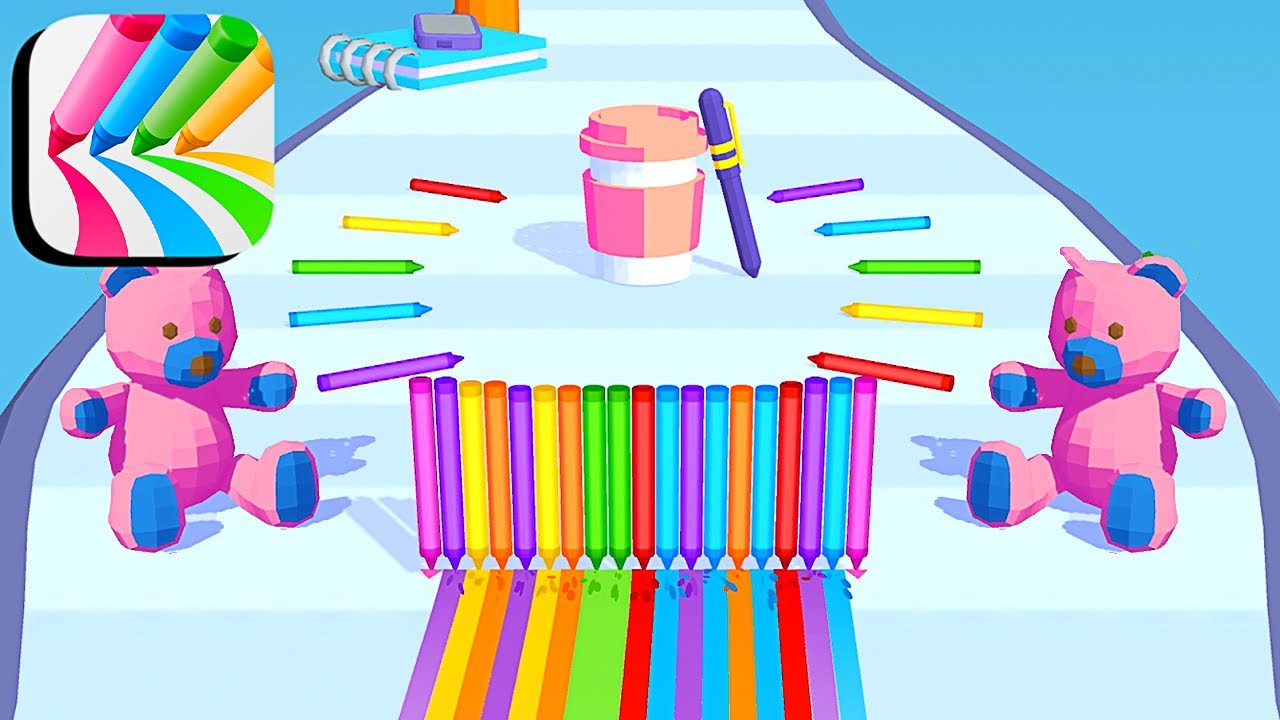 Pencil Rush 3D - All Levels Gameplay Android,ios (Levels 105-107) - YouTube