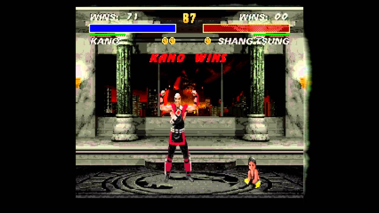 SNES Mortal Kombat 3 Kano Babality - YouTube