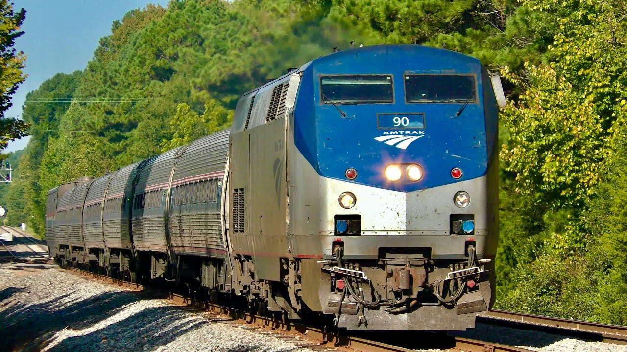 Trains in Durham & Raleigh, NC: Phase 7 P42 174 & CSX OLS Unit - YouTube