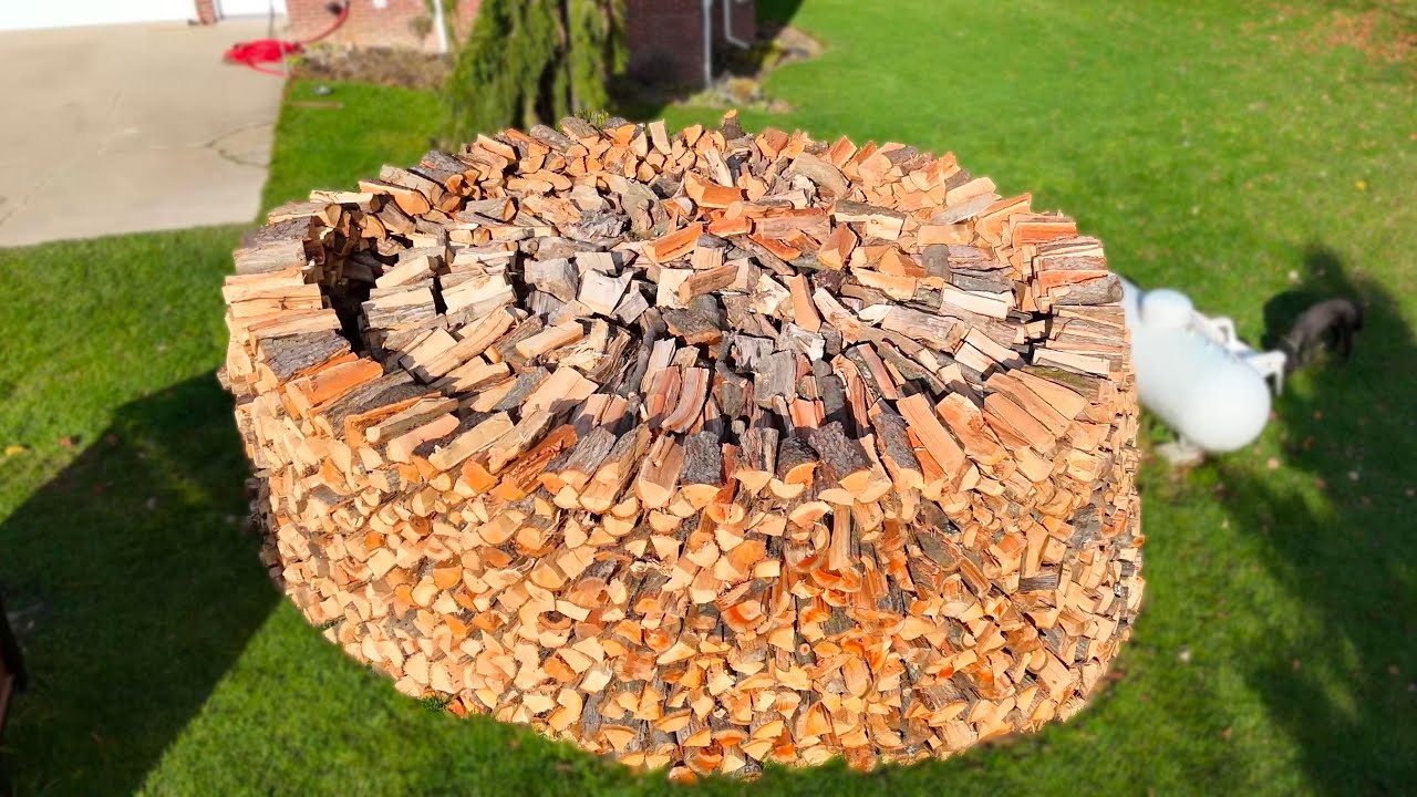 Best way to stack wood (one pile to rule them all) - Woodcutters 8/8 ...