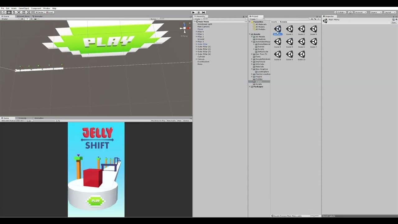 Jelly Shift - Obstacle Course Unity Game Source Code #unity #unity3d #unitydev #unitydeveloper ...