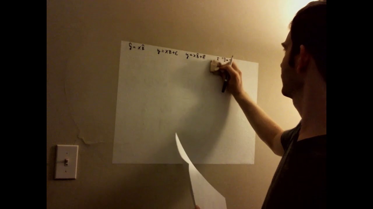 Variance of beta hat derivation - YouTube