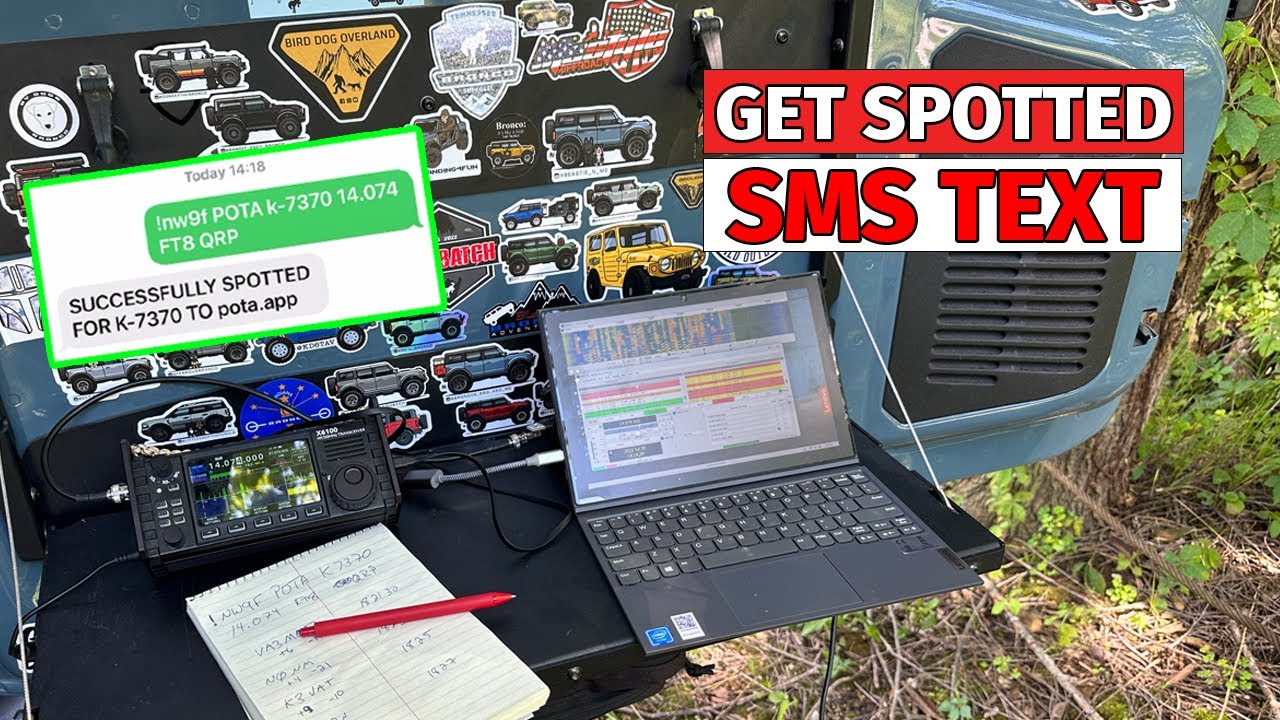 Get Spotted for POTA/SOTA with SMS Text Messaging! - YouTube