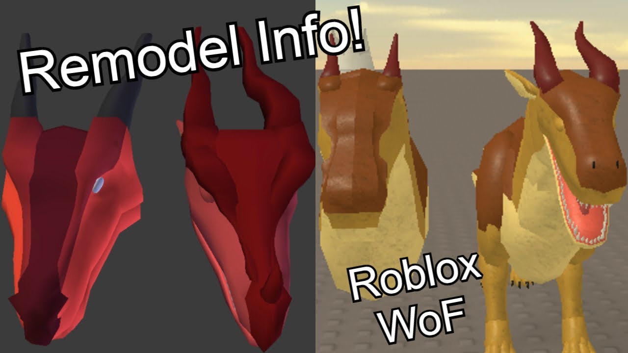 Remodel Info | Roblox Wings of Fire Development | MudWing and SkyWing ...