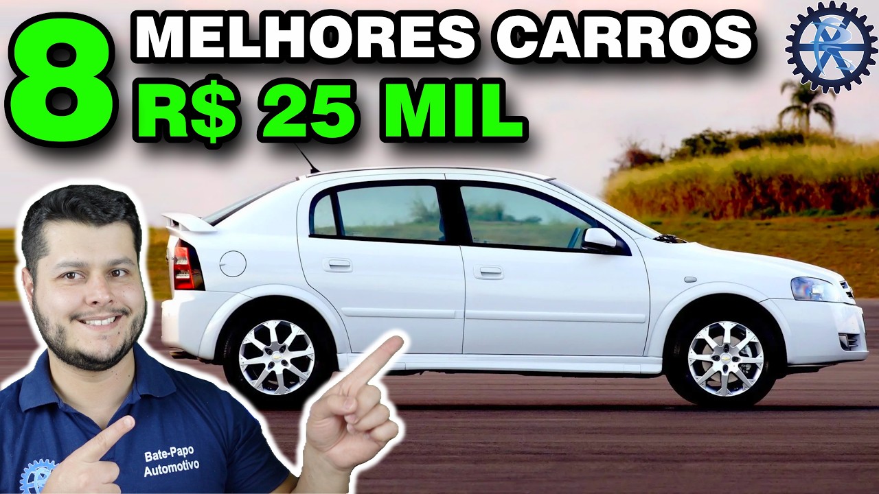 8 MELHORES CARROS até 25 MIL REAIS para COMPRAR em 2025 - YouTube