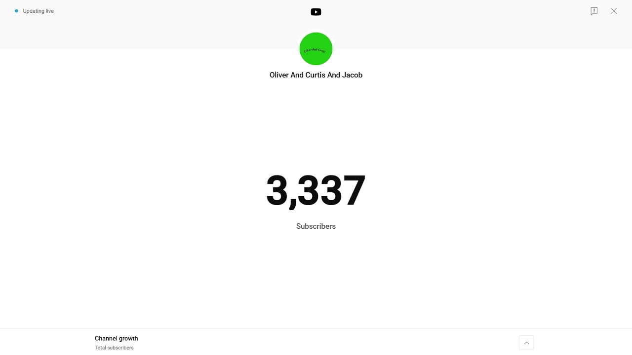 How to see your live subscriber count - YouTube