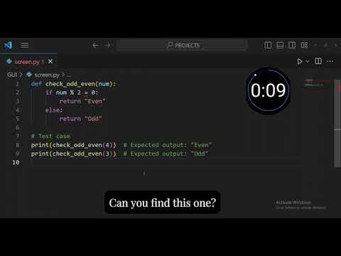 Debugging Challenge (part 1): Can you fix the bug? | Beginner-Friendly - YouTube