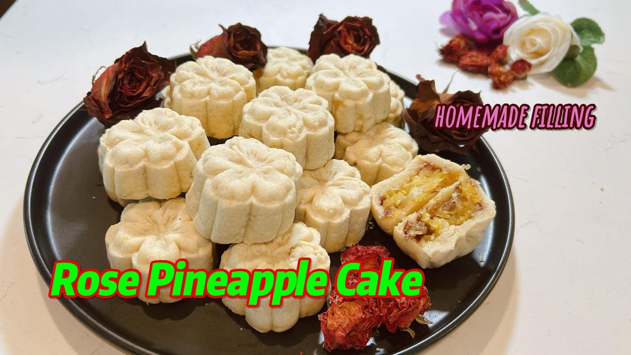 Rose Pineapple Cake - YouTube