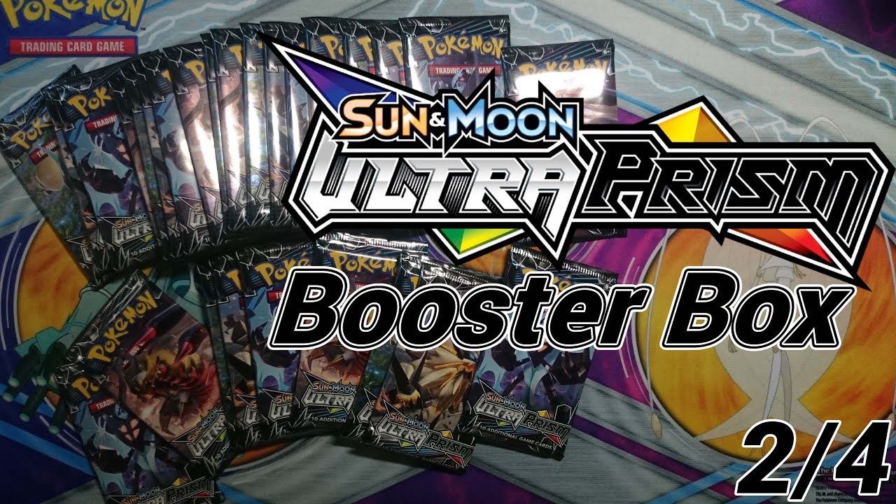 Pokemon Ultra Prism Booster box!!! 2/4 - YouTube