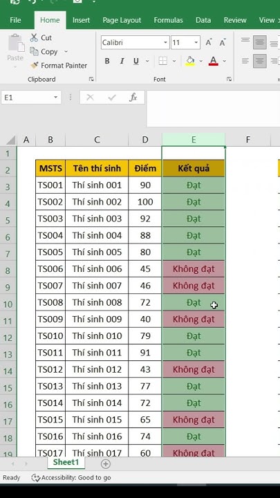 [Tips Excel - 12] - Conditional Formatting - Tô màu có điều kiện bằng #Shorts #excel - YouTube