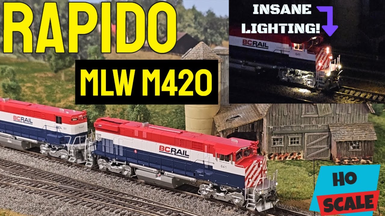 Review: Rapido HO Scale MLW M420 A/B Locomotives with ESU LokSound DC/DCC & Lighting Features ...