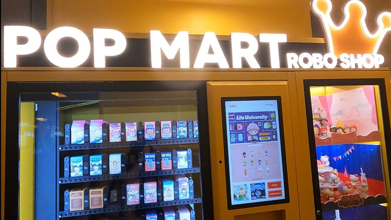 Pop Mart Roboshops in Singapore + Unboxing! - YouTube