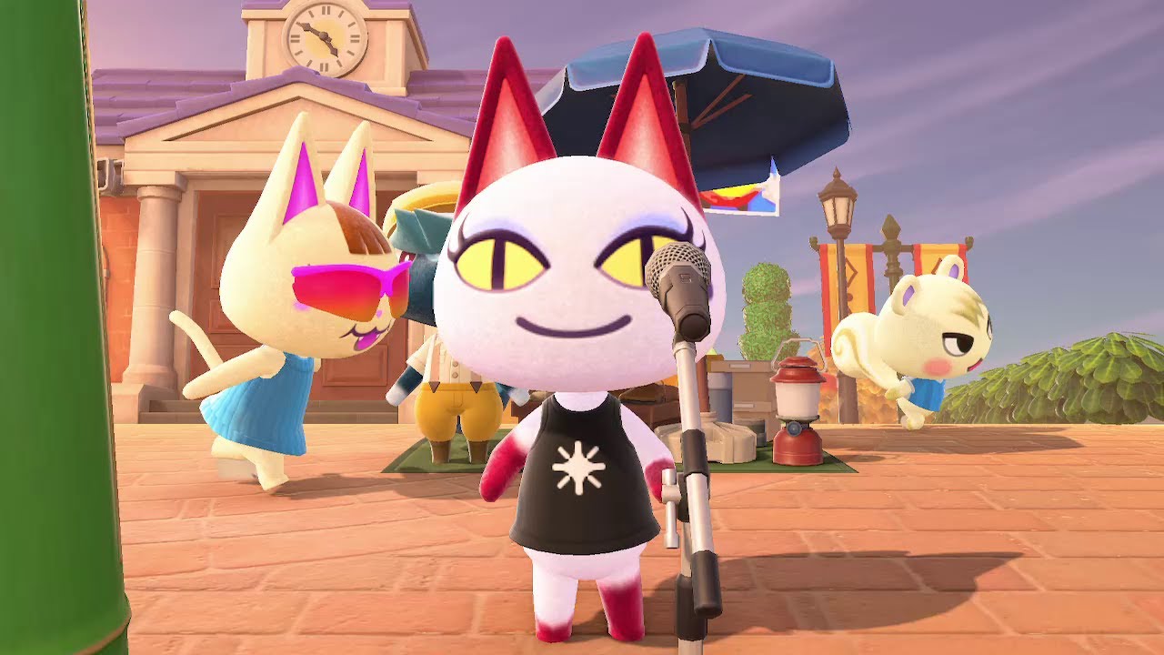Animal Crossing: New Horizons - Olivia Singing K.K. Samba - YouTube