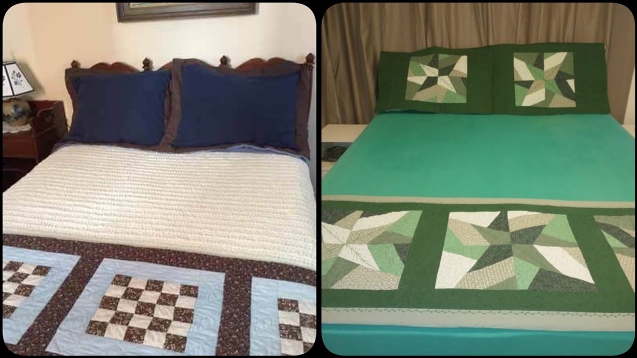 New stunning patchwork bed runner design and ideas🌺🌺 - YouTube