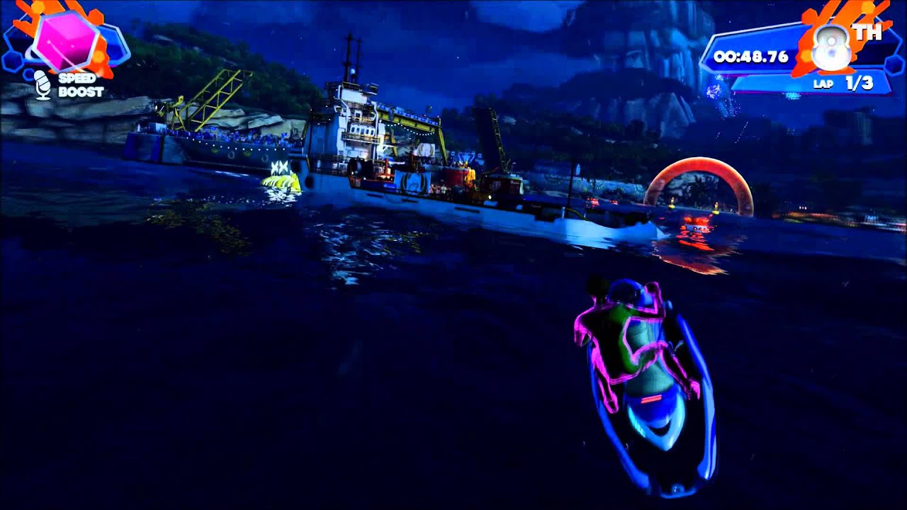 Kinect Sports Rivals XBOX ONE water racing. - YouTube