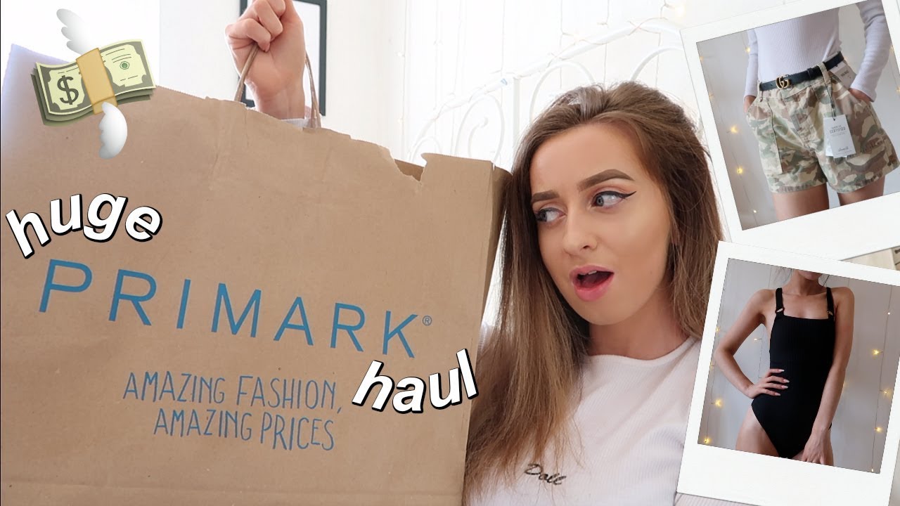 HUGE TRY ON PRIMARK HAUL! spring/summer 2019 - YouTube
