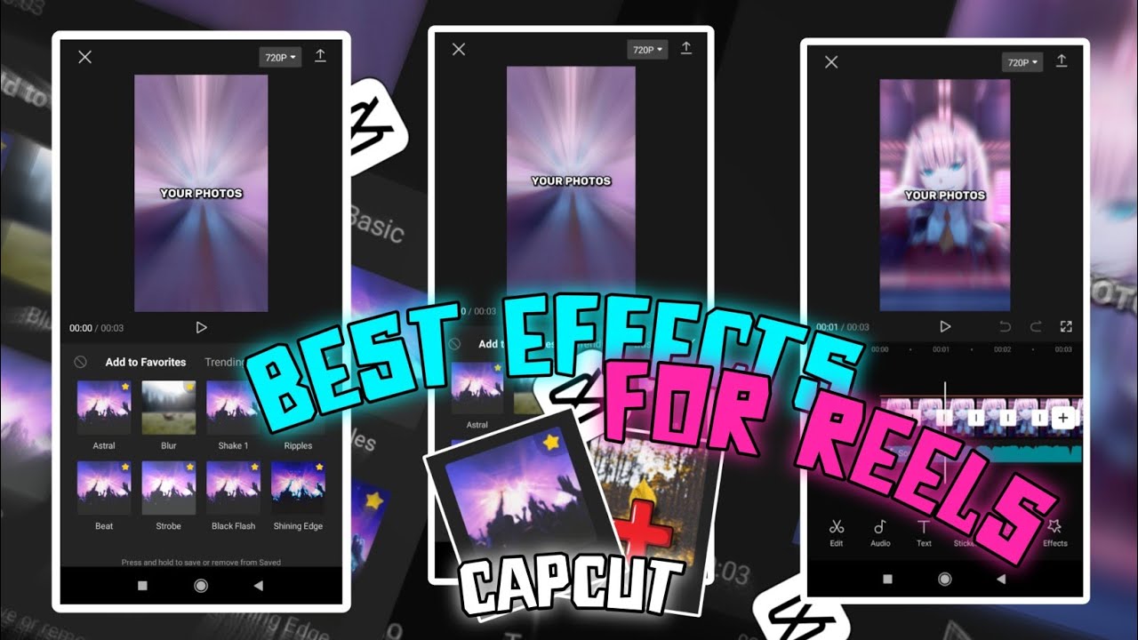 Capcut Effect Ideas For Reels PART :)1( ( Capcut Edit Tutorial ) Instagram Reel Video Editing ...