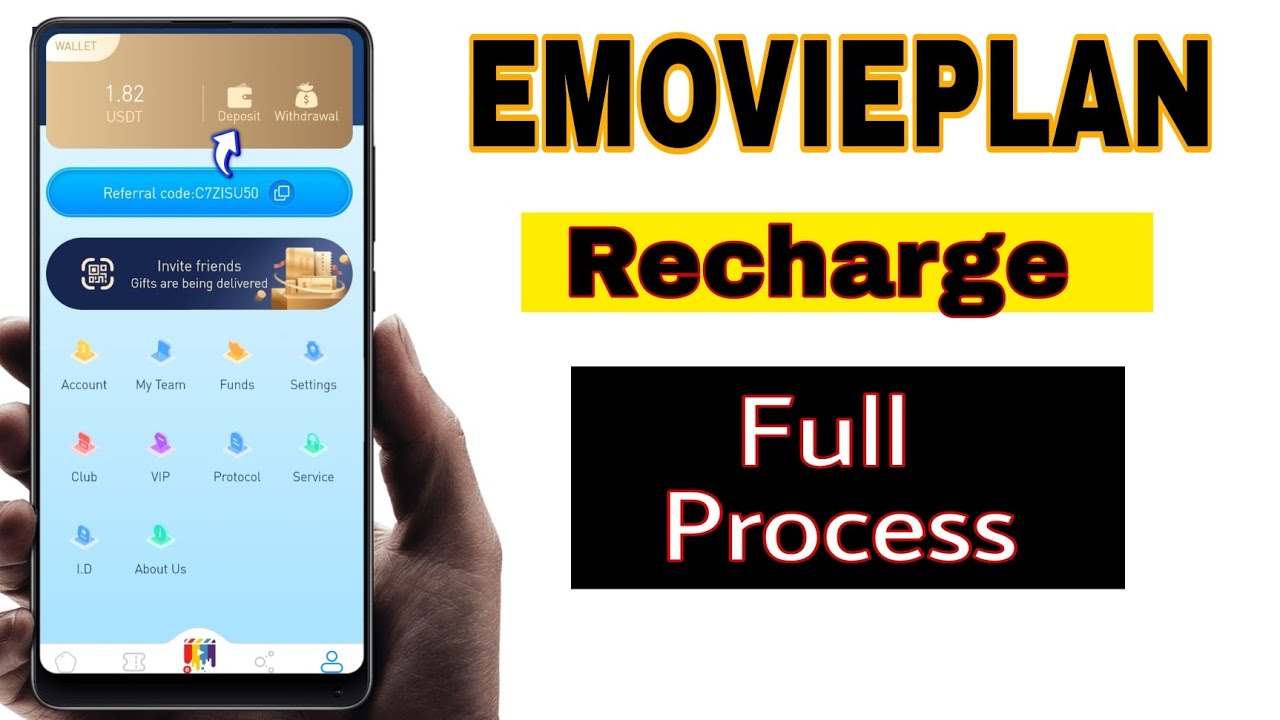 EMOVIEPLAN App Recharge Tutorial || EMOVIEPLAN App में recharge कैसे करे देखो इस वीडियो में💯 ...